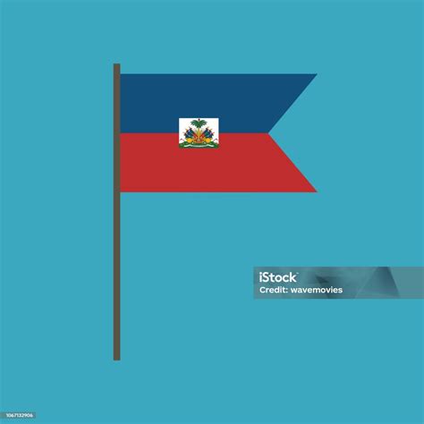 海地國旗圖示在平面設計向量圖形及更多事件圖片 事件 傳統 傾斜的 Istock