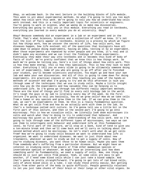 Week 3 Part 1 Lecture Transcript Okay So Welcome Back In The Next Lecture In The Building