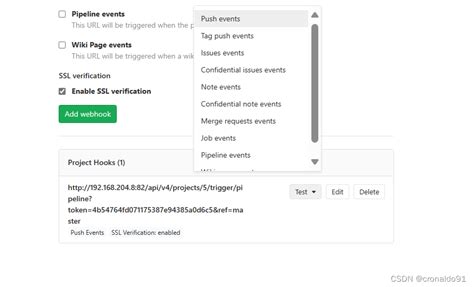 持续集成交付cicd：gitlabci 通过trigger触发流水线gitlab Trigger Csdn博客