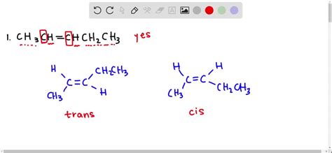 Solved Which Of The Following Compounds Show Cis Trans Isomerism