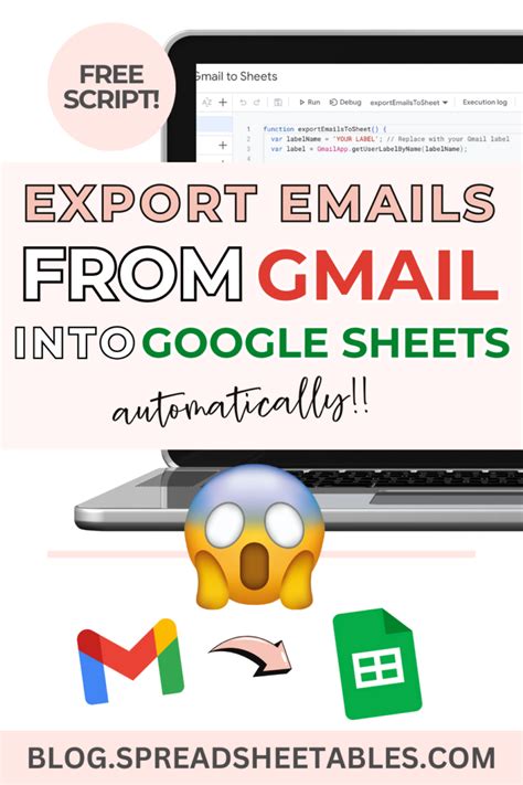 How To Export Emails From Gmail To Google Sheets Using Apps Script