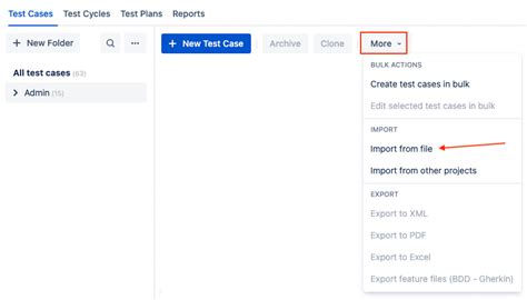 Import Test Cases From Csv Zephyr Dc Documentation