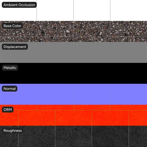 Offset Square Terrazzo Tile Texture Burgundy Poliigon
