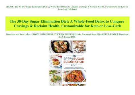 Ppt Book The 30 Day Sugar Elimination Diet A Whole Food Detox To