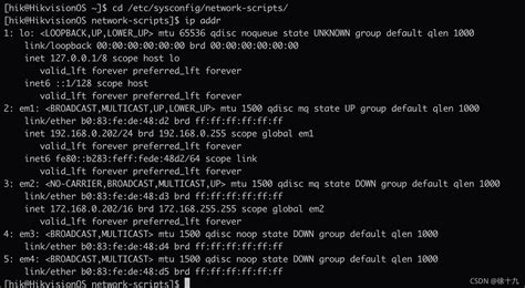 Centos 7 配置双网卡，一个内网，一个外网centos7双网卡配置 Csdn博客