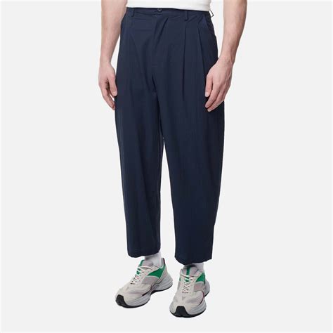 Мужские брюки Uniform Bridge Two Tuck Seersucker Crop, UB-TOTKSRCPP-NV