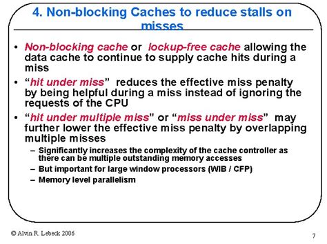 Memory Hierarchy Reducing Miss Penalty Reducing Hit Time