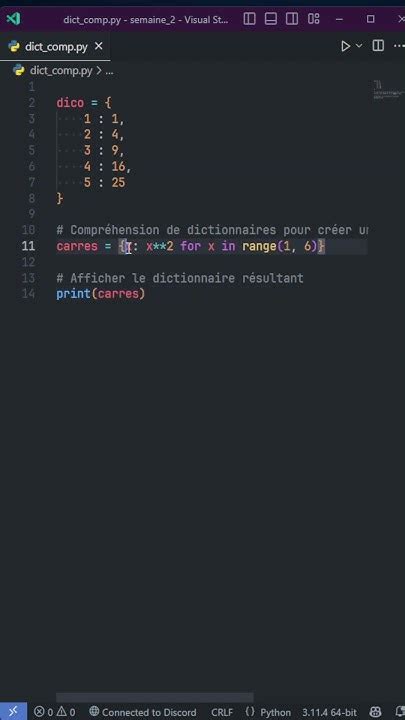 Compréhension De Dictionnaires En Python Python Coding