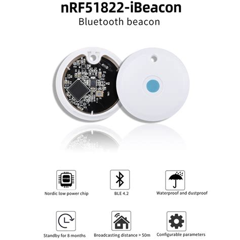 NRF51822 Bluetooth Module Ibeacon Base Station Positioning Beacon Near Field Positioning With