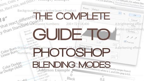 The Complete Guide To Photoshop Blending Modes Fstoppers