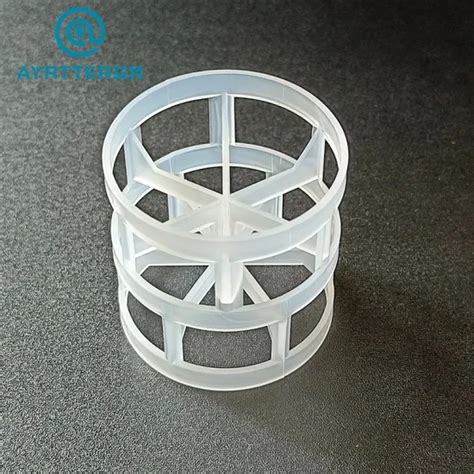 Pp Pvdf Cpvc 16mm 25mm 38mm 50mm Plastic Pall Ring For Distillation