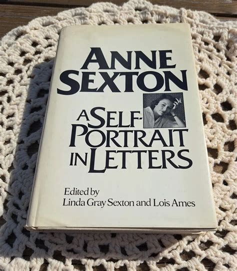 Anne Sexton A Self Portrait In Letters 1977 Hc Dj Vintage Book