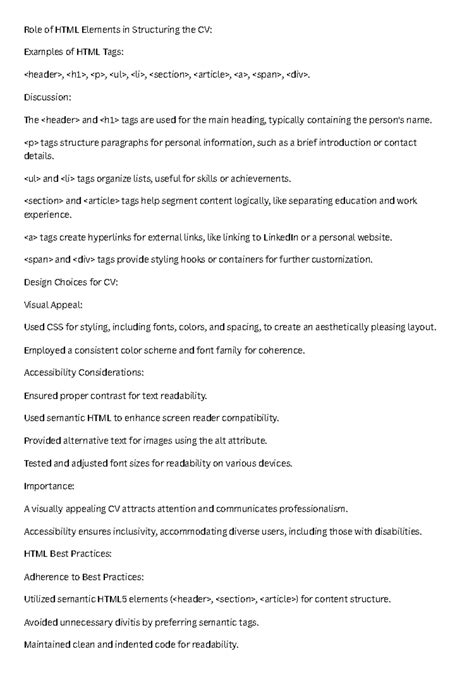 Role Of Html Elements In Structuring The Cv 20231219 185622 0000 Role
