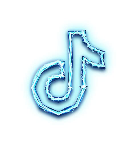 Tiktok Logo Icon With Light Effect 21495947 PNG