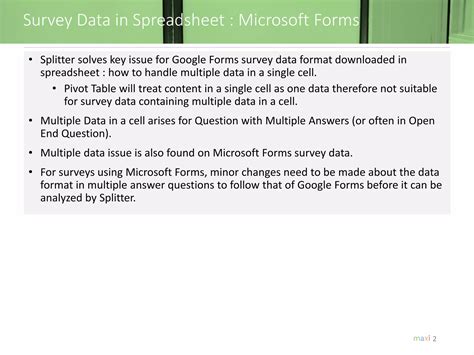 Microsoft Forms Survey Data Feb 2021 Ppt