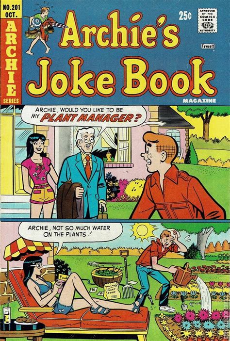Archies Joke Book Magazine 201 Published October 1974