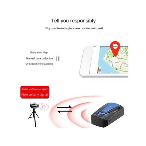 Car Radar Speedometer Radar Detector Mobile Speed Detector 12v Omnidirectional Led Display