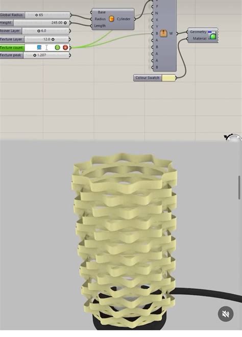 Rippled Mesh Texture For 3d Printing Grasshopper Grasshopper Mcneel Forum Rippled Mesh Texture For 3d Printing Grasshopper Grasshopper Mcneel Forum