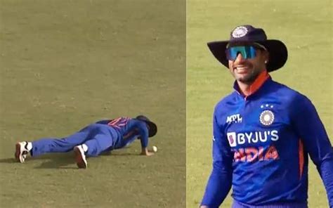 Watch Shikhar Dhawan Entertains The Crowd During Fielding For India