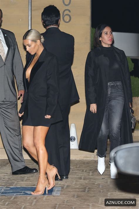 Kim Kardashian Braless At The Bumble Bizz Launch Event In Malibu Aznude