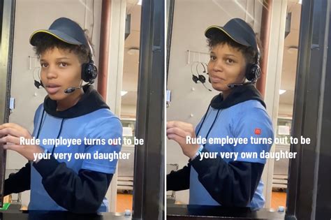 Mcdonalds Drive Thru Worker Rude To Customer Who Turns Out To Be Her Mom