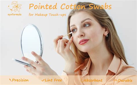 500 Pcs Cotton Swabs Double Precision Tips Cotton Swabs