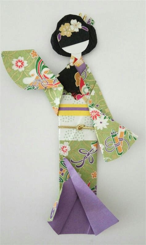 Paper Doll Origami Japonés Manualidades Origami