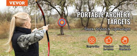 Vevor Archery Target 5 Layers 20 Arrow Target Traditional Solid Straw Round Archery Target