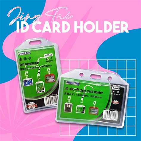 Jual Card Holder Casing Tempat Id Card Karet Casing Id Jelly Dua Sisipemegang Idpelindung Id