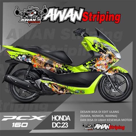 DC 23 Dekal Sticker Honda Pcx 160 Full Body Sticker Skotlet Honda Pcx