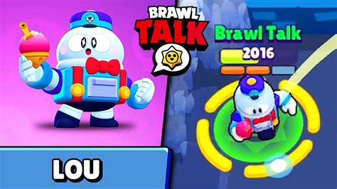 REAZIONE Al NUOVO BRAWLER CROMATICO LOU Brawl Talk Stars YouTube