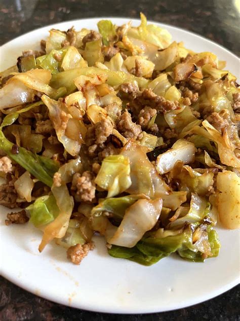Ground Turkey And Cabbage Stir Fry Recipe Healthy One Pan Dinner