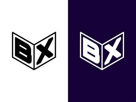Initial Letter Bx Minimalist And Modern 3d Logo Design 5198916 Vector