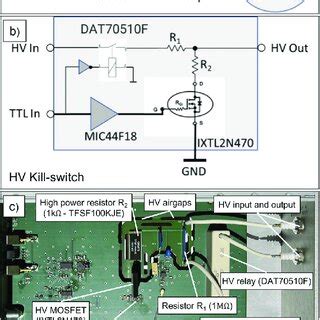 Simplified Schematics Of The Fast HV Circuitry For The MCP Strip Line Download Scientific