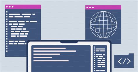 A Computer Screen With A Bunch Of Icons On It Vector Programming