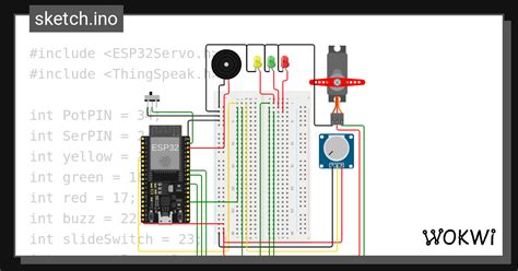 Tugas 4 Kontrol Servo Wokwi Esp32 Stm32 Arduino Simulator