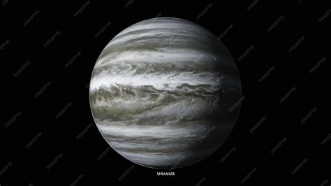 Uranus Surface Patterns Premium Ai Generated Image