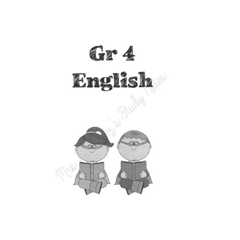 Gr 4 English Learning With Mrs Du Preez