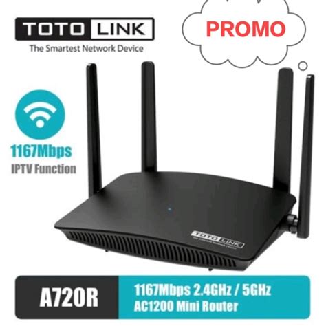 Jual Totolink A720r Ac1200 Wireless Dual Band Router Jakarta Utara