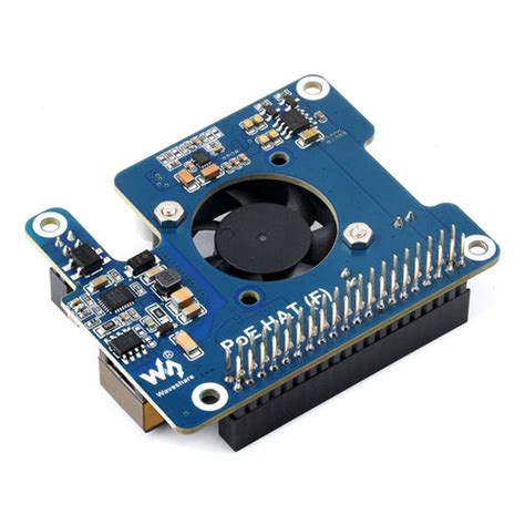 Poe Hat F For Raspberry Pi 5 5v 12v Outputs The Pi Hut