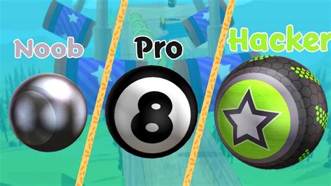 Noob Vs Pro Vs Hacker In Going Balls Part 1 Youtube