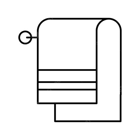 Towel Clipart Black And White
