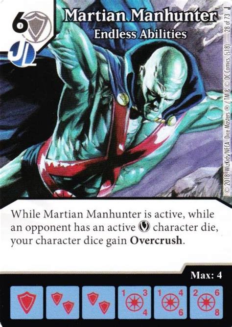 Martian Manhunter Endless Abilities Jcb Cardguide Wiki Fandom
