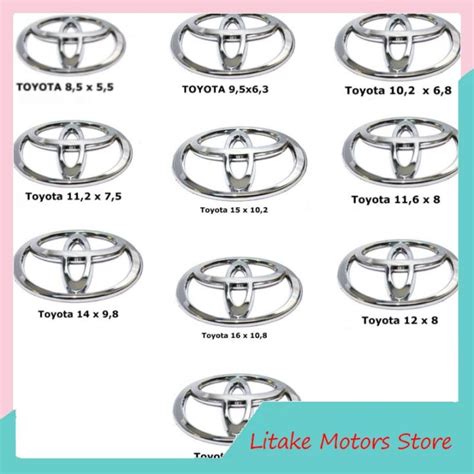 Toyota CHROME Car Logo Emblems Lazada PH