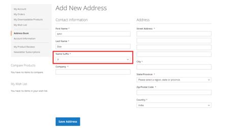How To Show Suffix Field In Magento 2