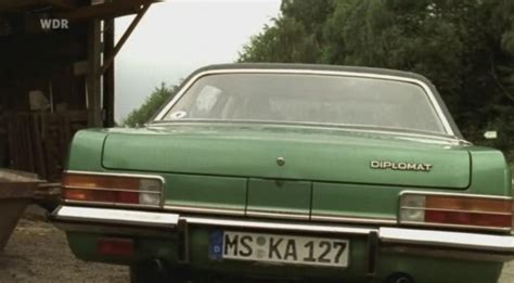 Imcdb Org Opel Diplomat B Kad B In Tatort Der