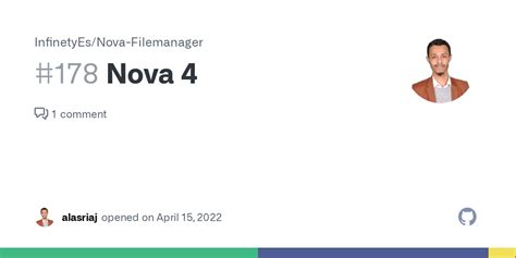 Nova 4 Issue 178 InfinetyEs Nova Filemanager GitHub