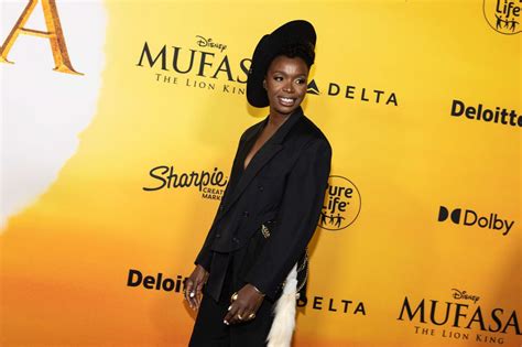 Folake Olowofoyeku At Mufasa The Lion King World Premiere In La