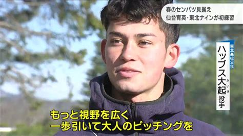 センバツ大会出場有力「仙台育英と東北」が新年の初練習 Tbs News Dig 1ページ