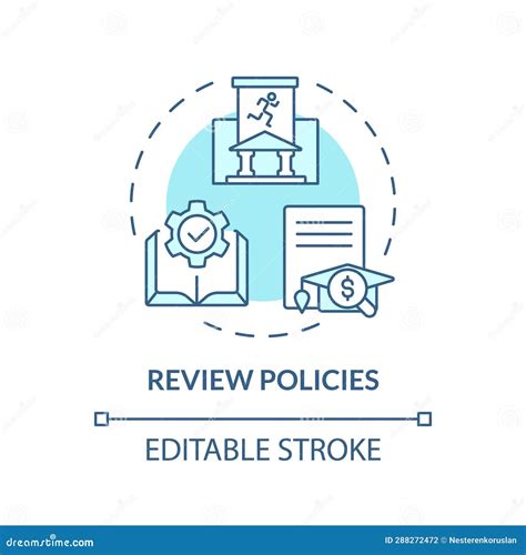 Policies Line Icons Collection Regulations Guidelines Procedures Rules Directives